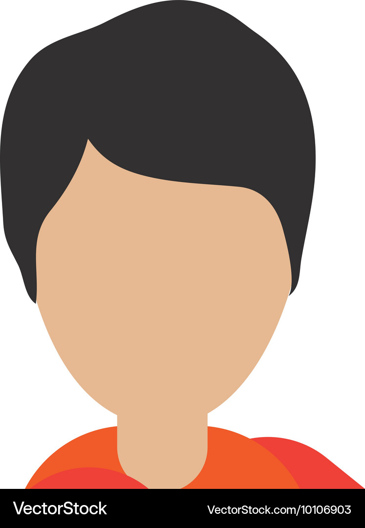 Faceless head of man icon Royalty Free Vector Image