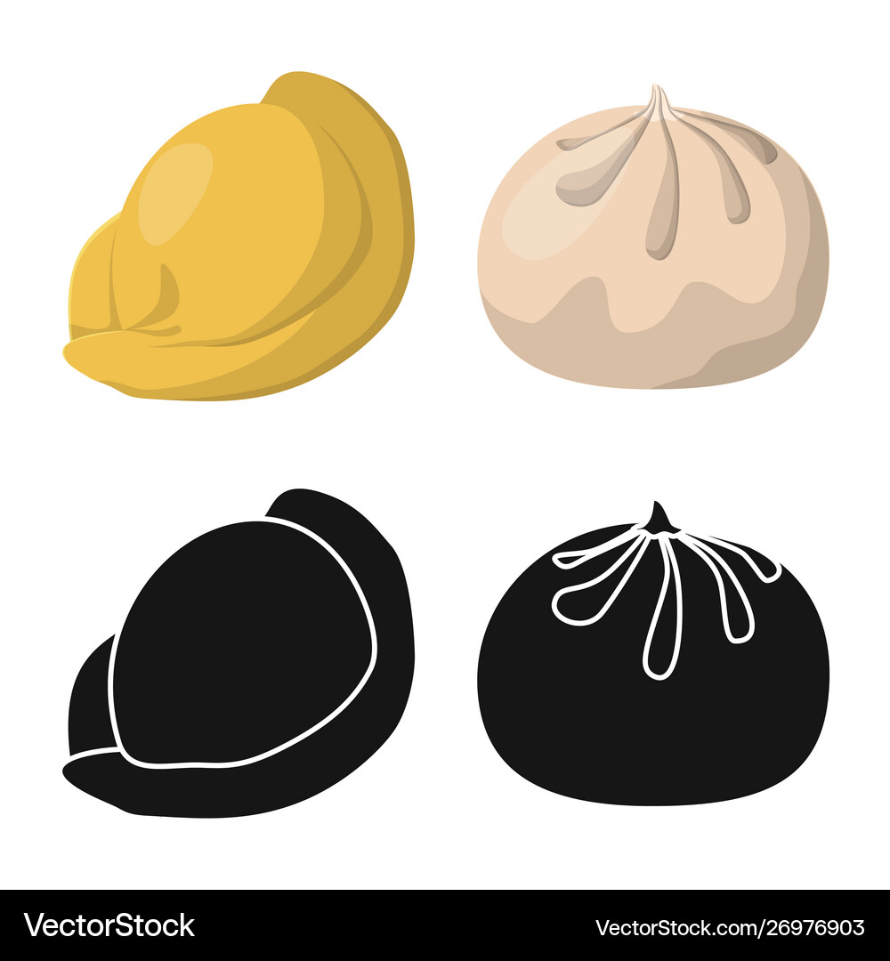 Isolated object products and cooking symbol Vector Image