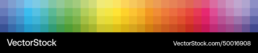 Color palette swatch - wide stripe Royalty Free Vector Image