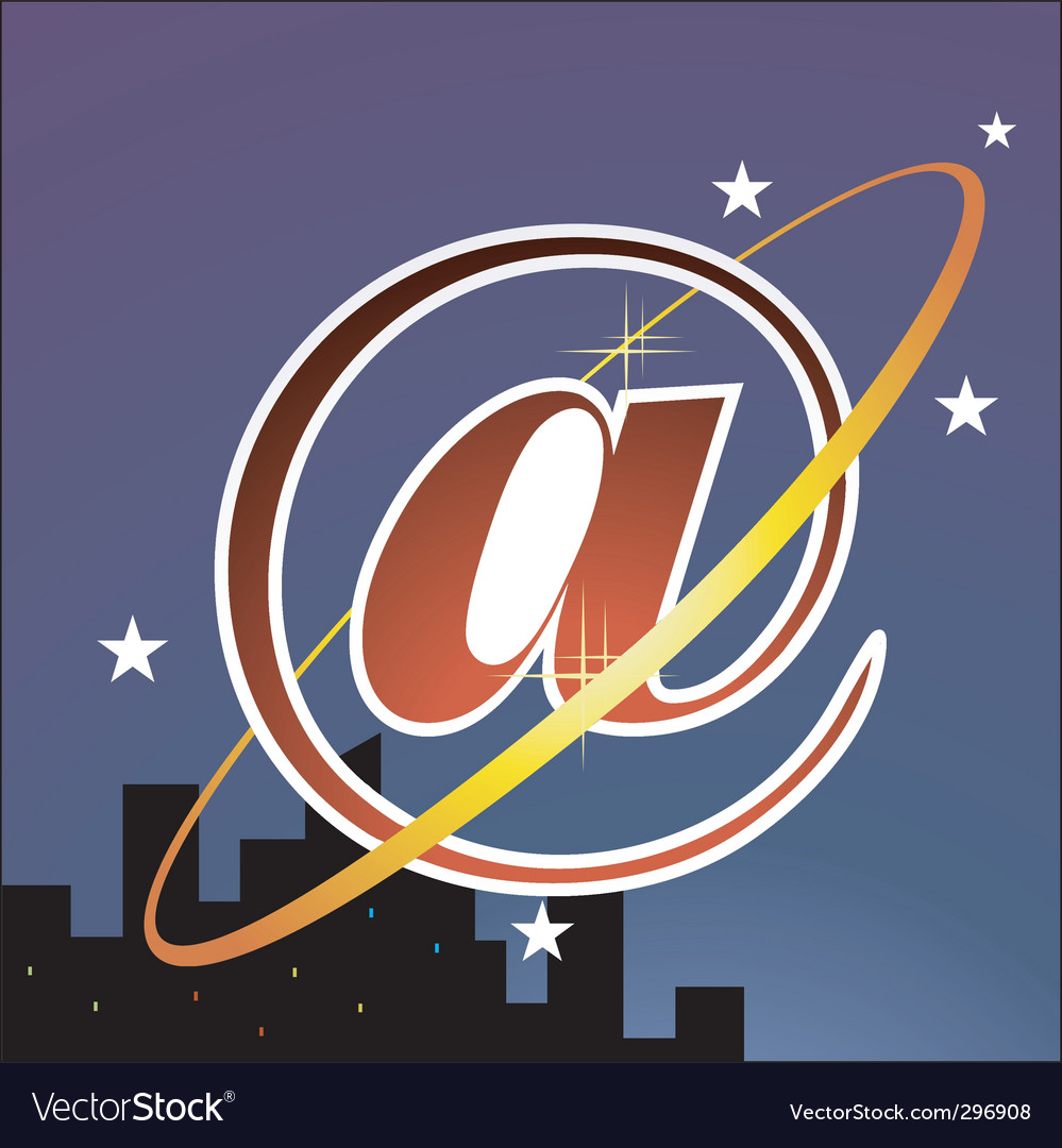 Internet galaxy Royalty Free Vector Image - VectorStock