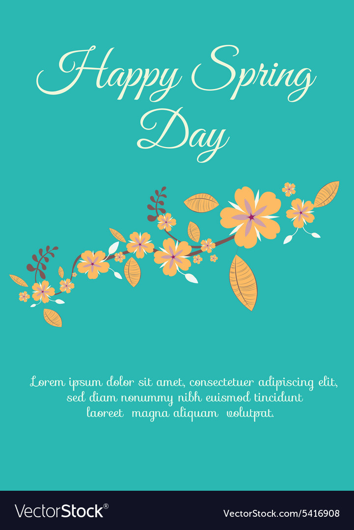 Spring Royalty Free Vector Image - VectorStock