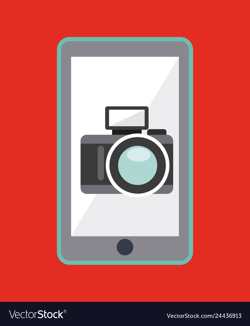 Camera app design Royalty Free Vector Image - VectorStock