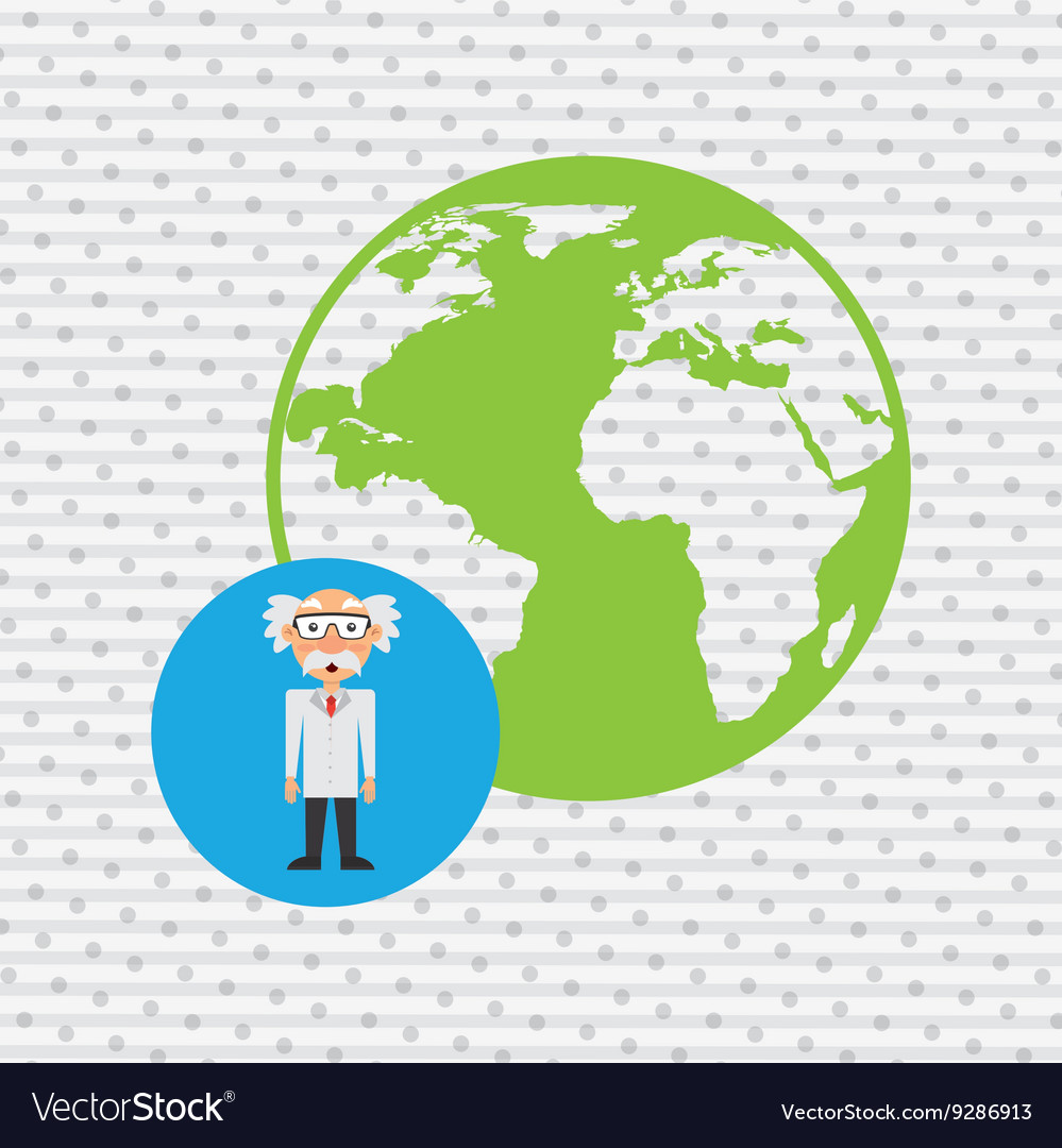 Earth sciences design Royalty Free Vector Image