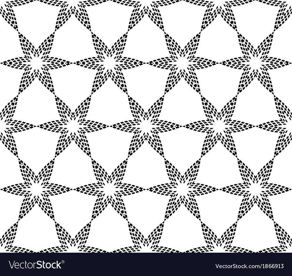 Halftone geometric seamless pattern Royalty Free Vector