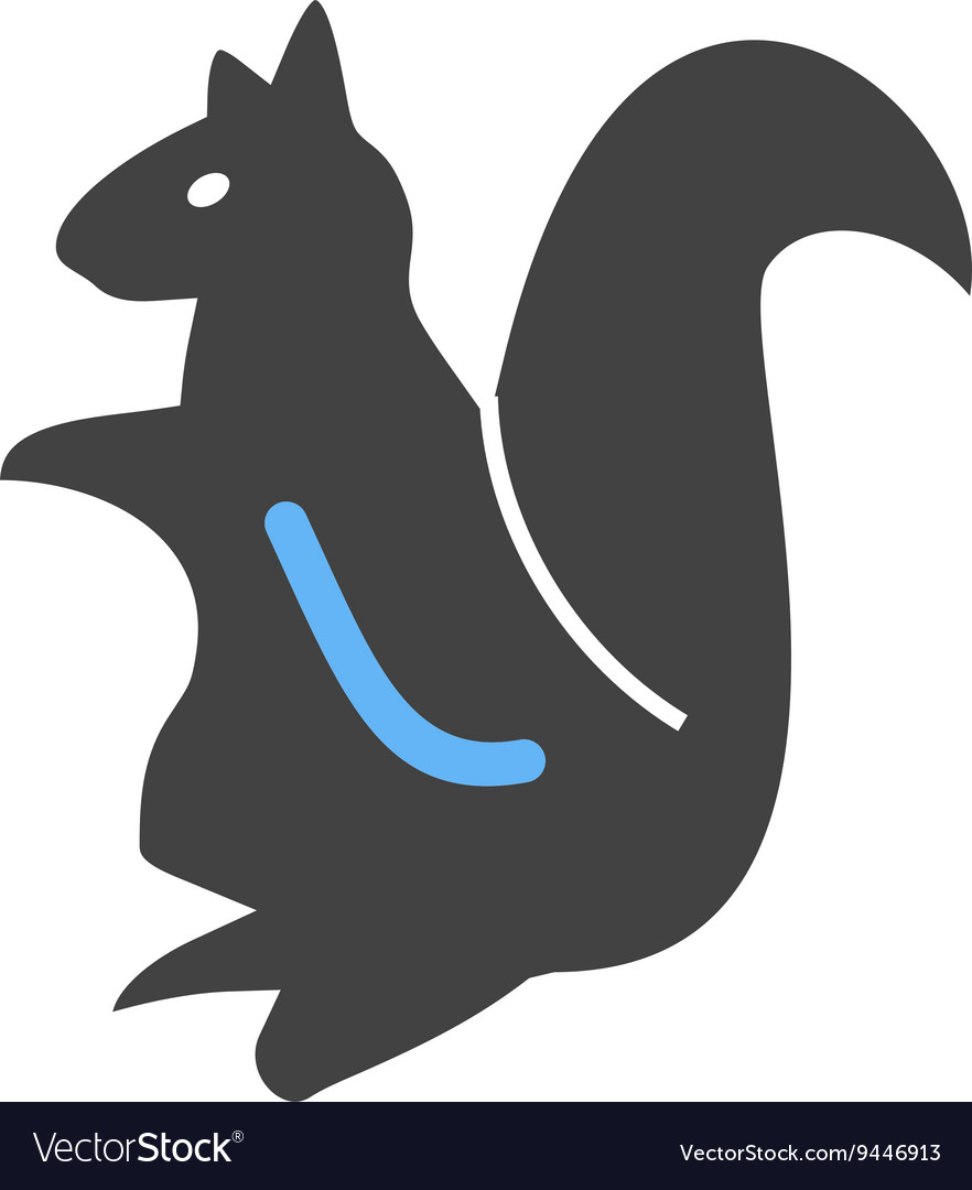 Pet squirrel Royalty Free Vector Image - VectorStock