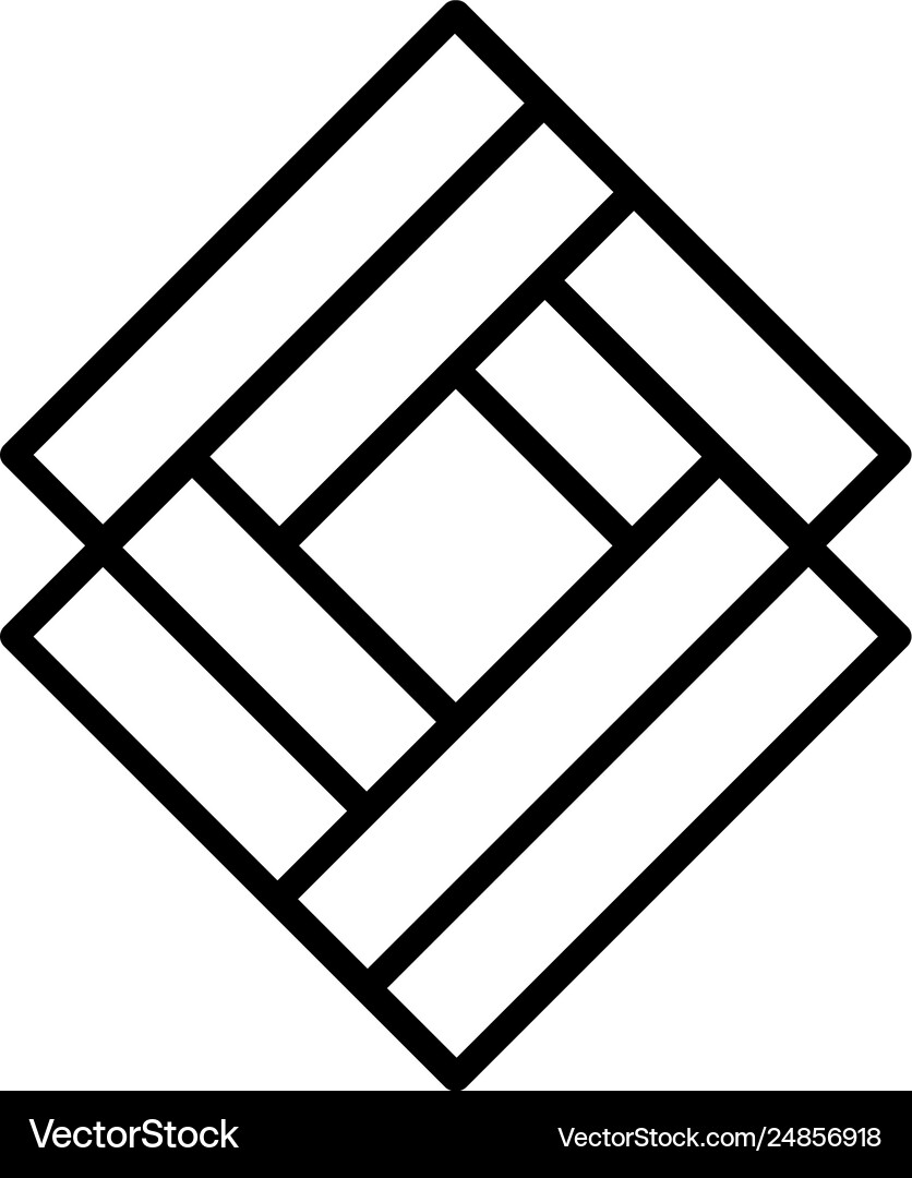 Business emblem with rhombus shape Royalty Free Vector Image