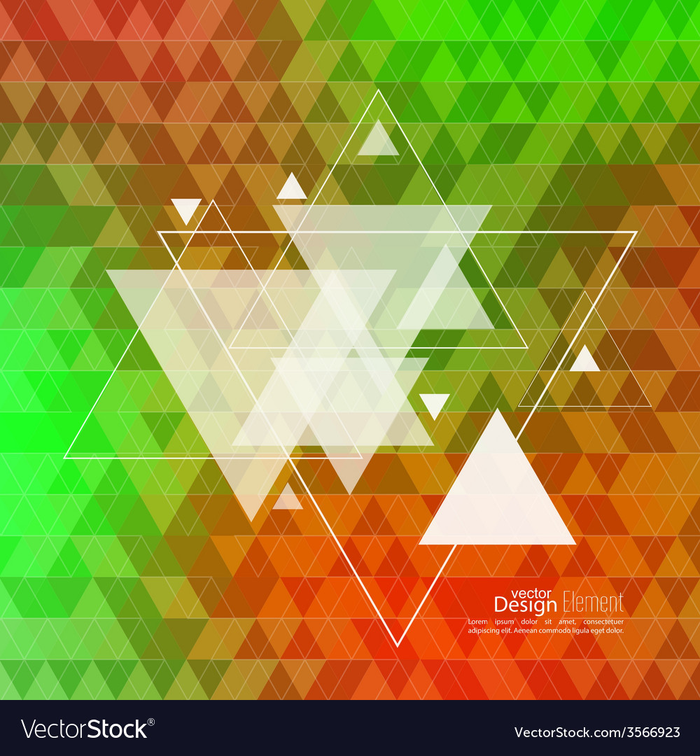 Abstract background with triangles Royalty Free Vector Image
