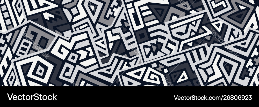 Creative geometric seamless pattern Royalty Free Vector