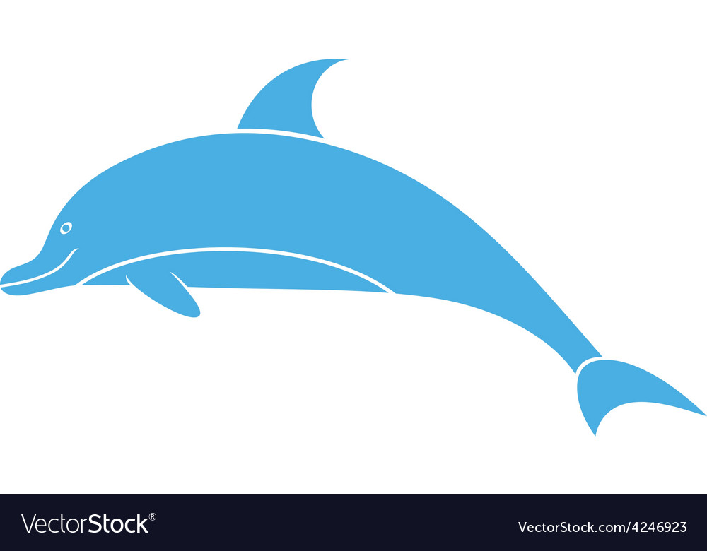 Dolphin Royalty Free Vector Image - VectorStock