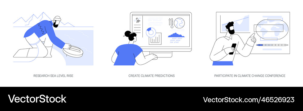 Earth and nature science abstract concept Vector Image