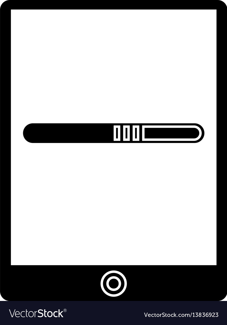 Smartphone technology function device pictograph Vector Image