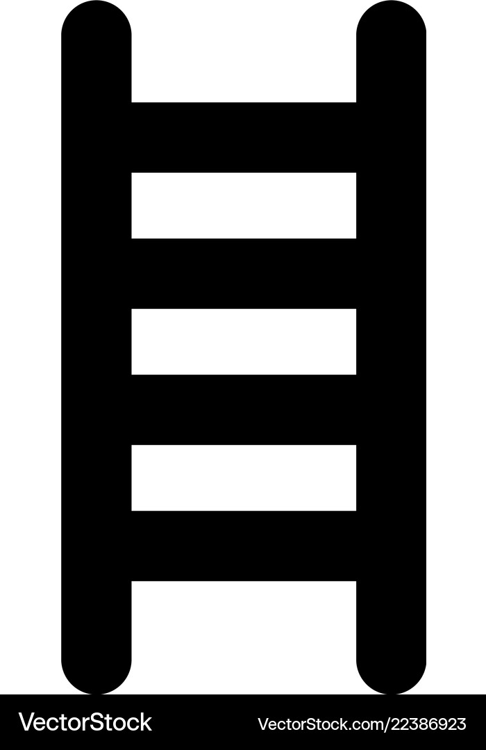 Staircase icon symbol sign Royalty Free Vector Image