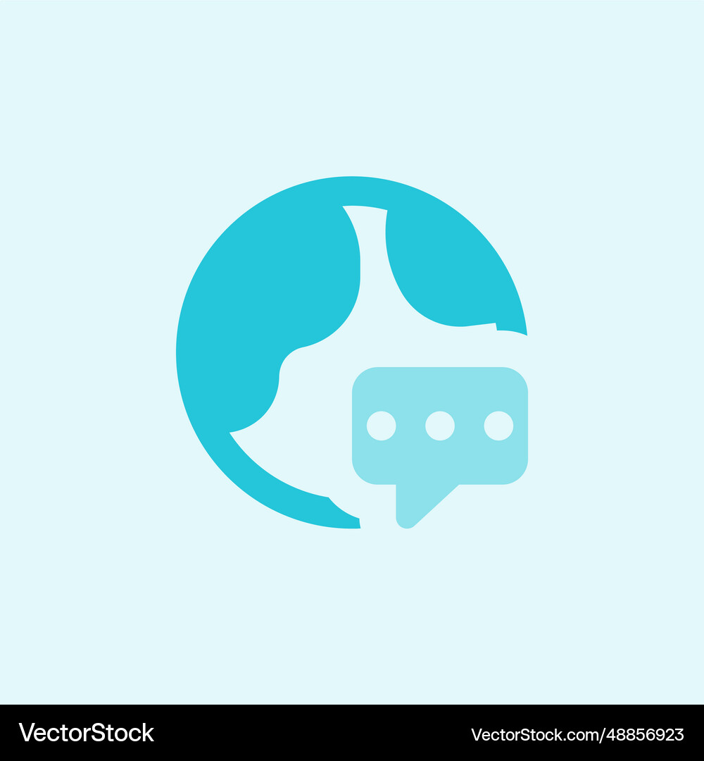 Worldwide usage of social messaging apps Vector Image