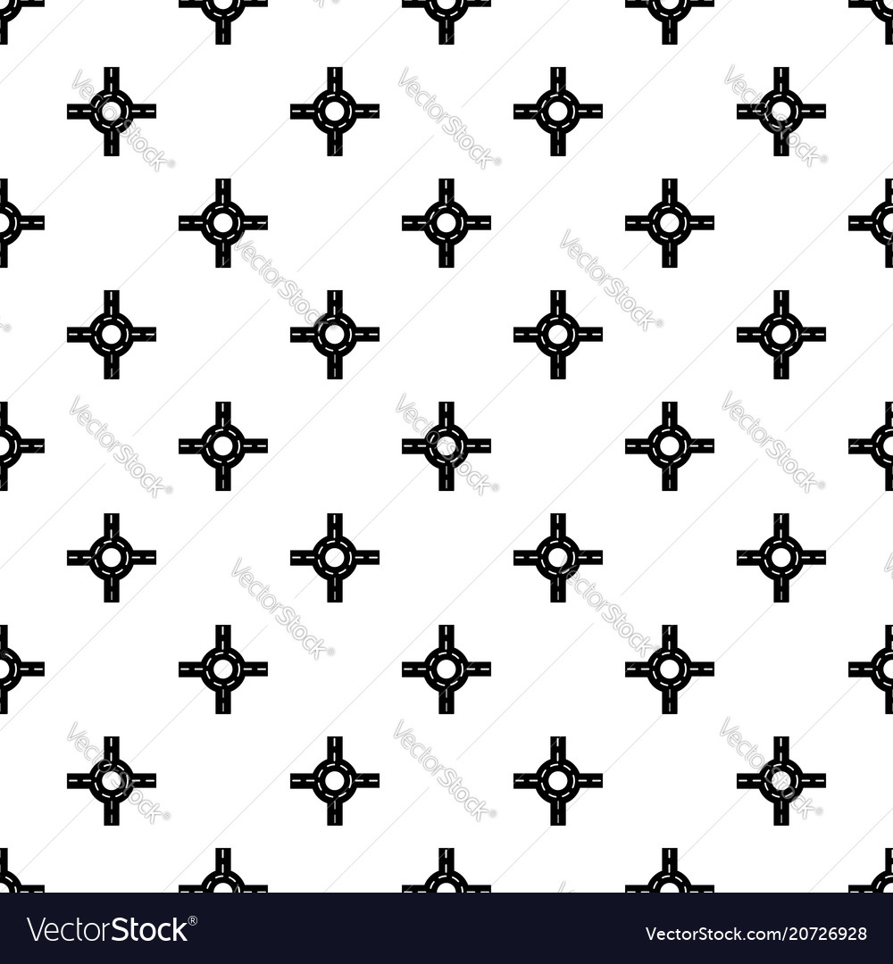 Circular intersection pattern seamless Royalty Free Vector