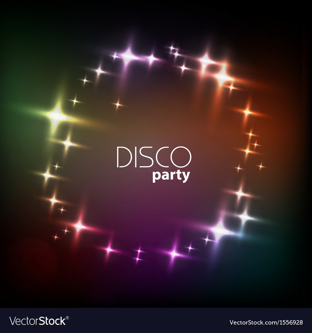 Disco background Royalty Free Vector Image - VectorStock