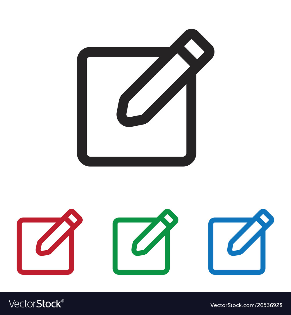Note icon Royalty Free Vector Image - VectorStock