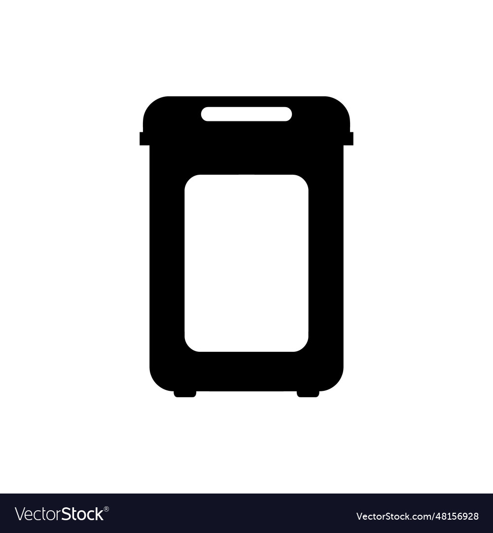 Waste container icon Royalty Free Vector Image Waste container icon Royalty Free Vector Image