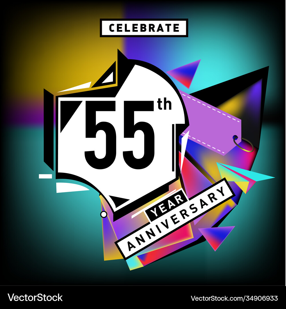100th anniversary celebration colorful background Vector Image