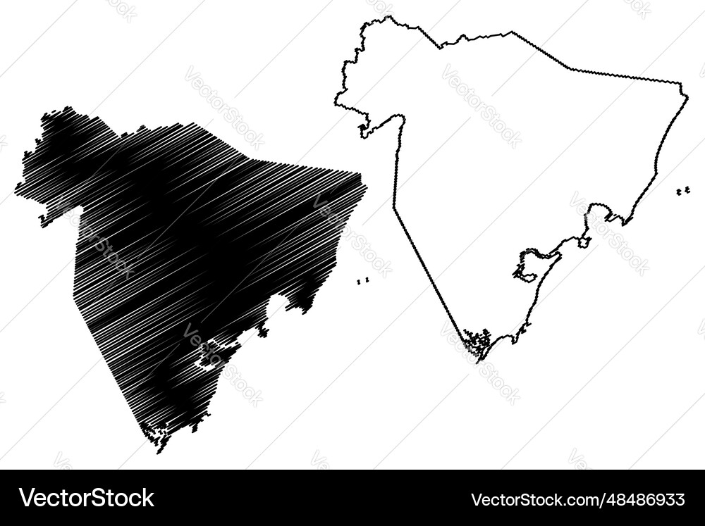 Guarapari municipality esp rito santo state Vector Image