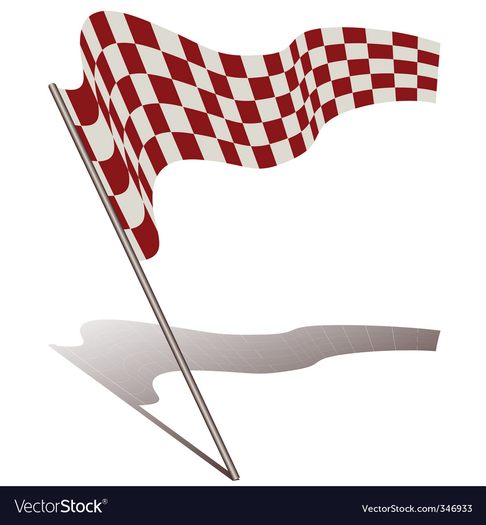 Racing flag Royalty Free Vector Image - VectorStock