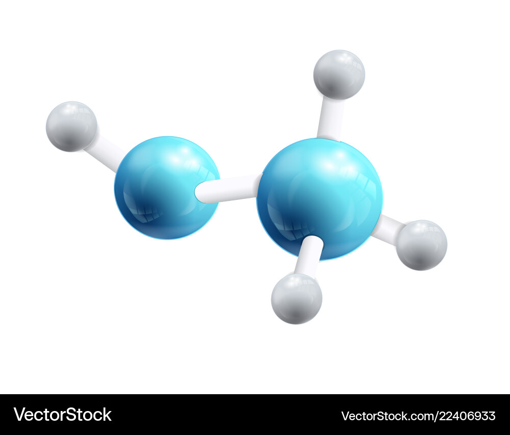 Structural chemical formula object Royalty Free Vector Image