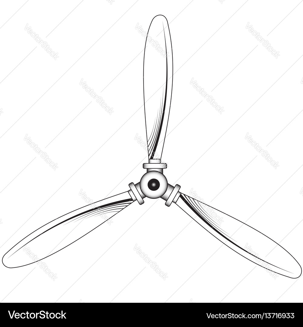 Propeller Outline Propeller Vector SVG Icon SVG Repo