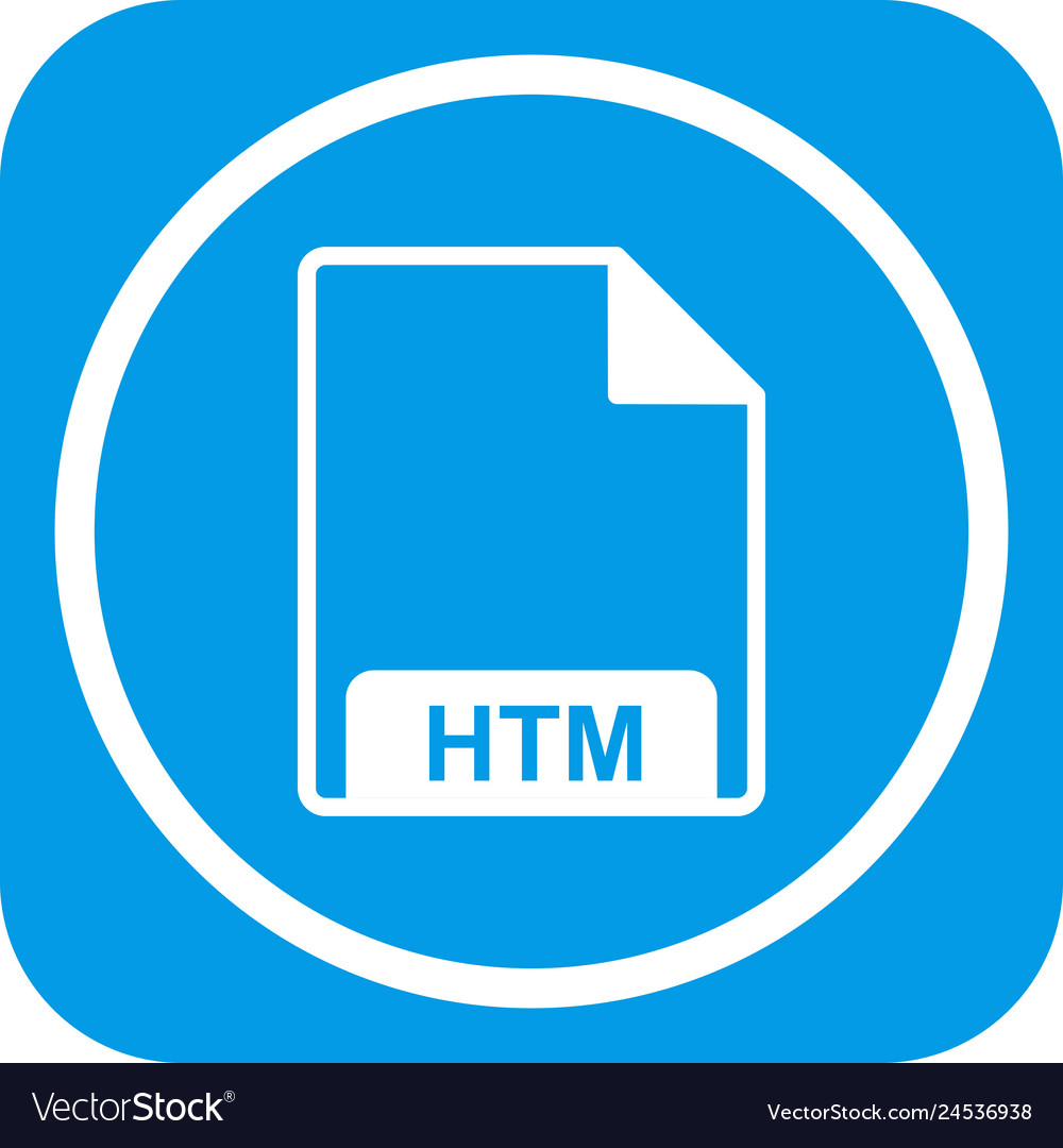 Htm icon Royalty Free Vector Image - VectorStock