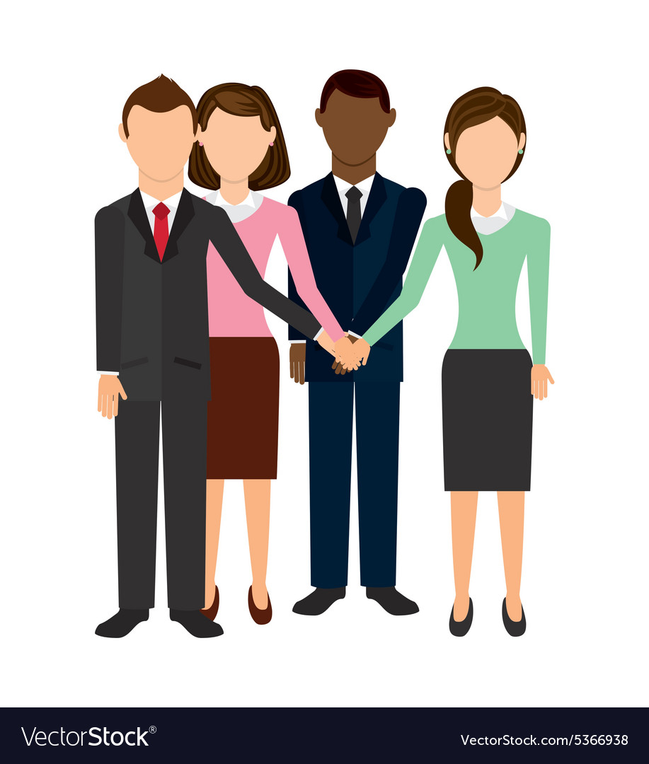 Team work Royalty Free Vector Image - VectorStock