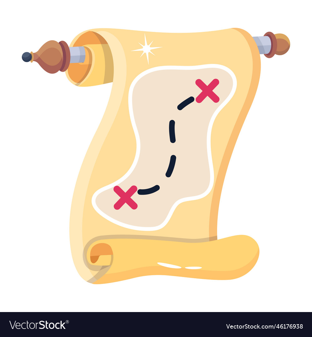 Treasure map Royalty Free Vector Image - VectorStock