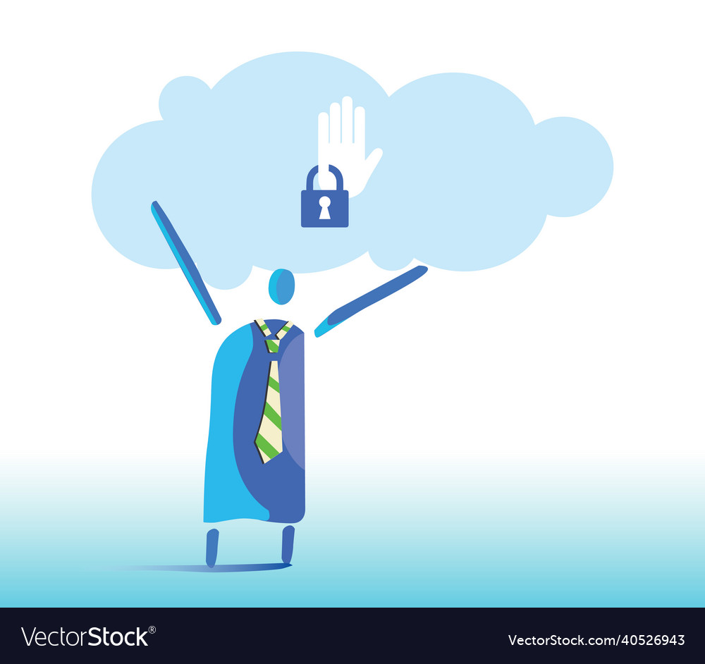 Cloud computing concept Royalty Free Vector Image