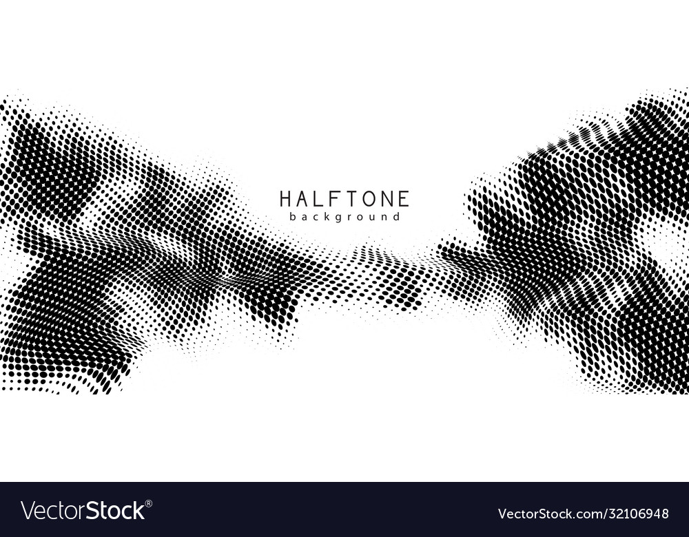 Abstract background halftone gradient Royalty Free Vector