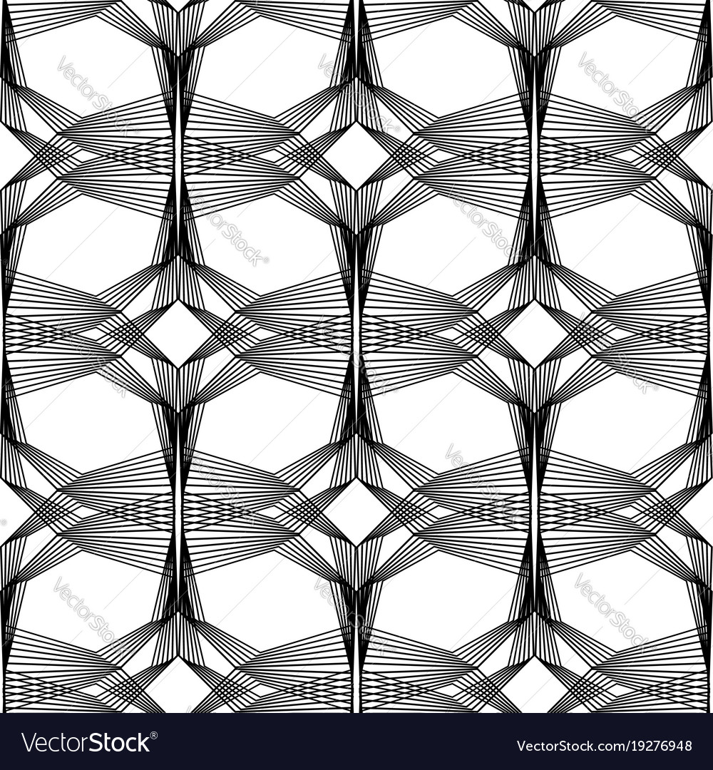 Design seamless monochrome decorative pattern Vector Image