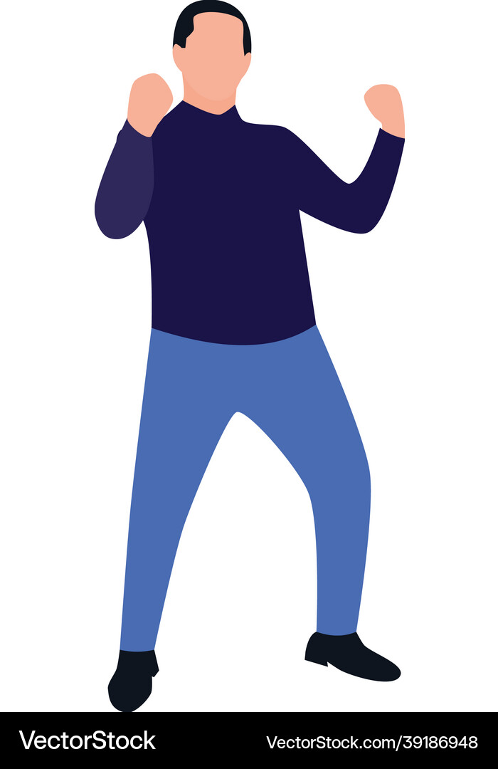 Energetic employee Royalty Free Vector Image - VectorStock