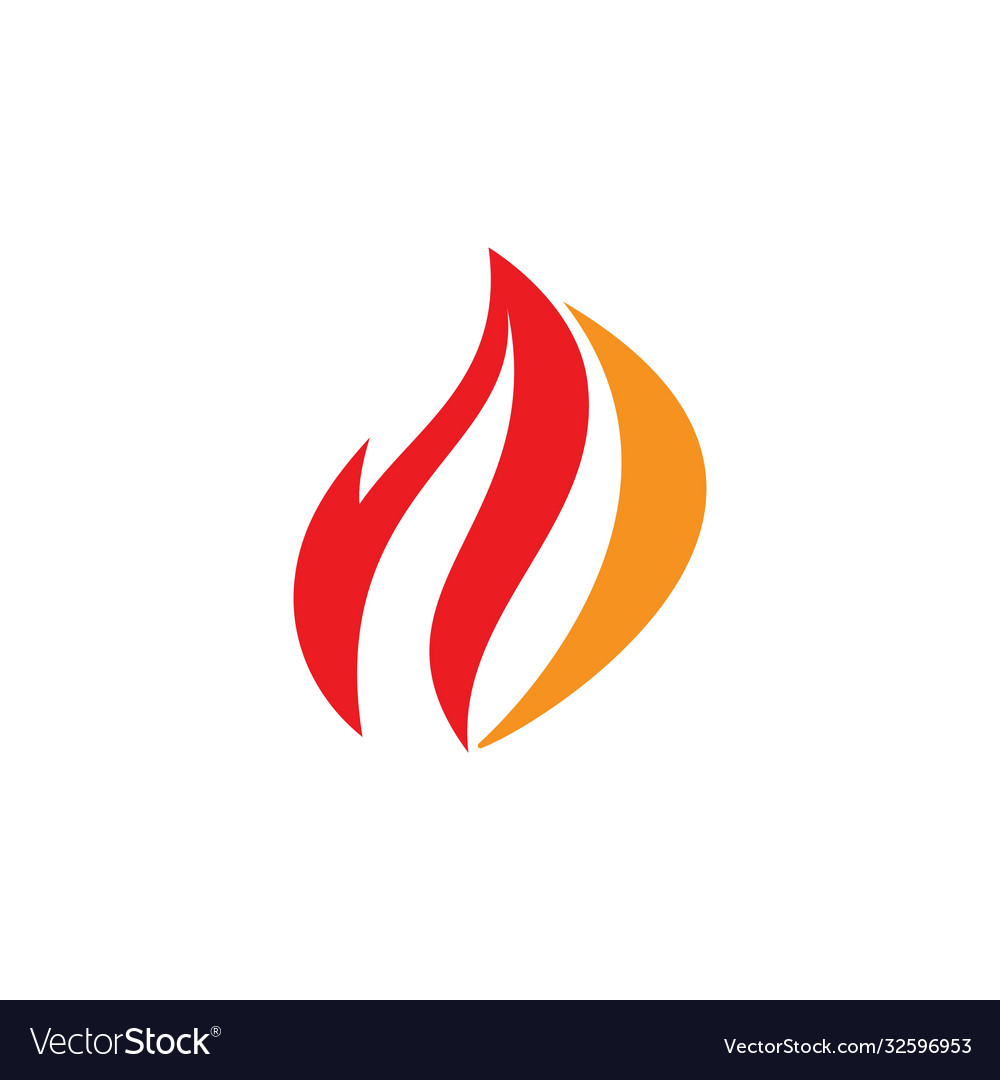 Fire flame logo Royalty Free Vector Image - VectorStock