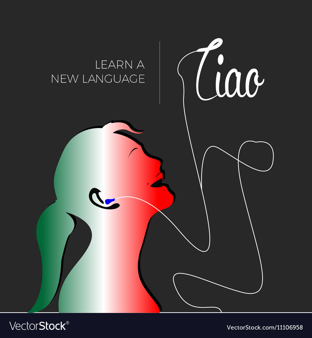 Learn language Royalty Free Vector Image - VectorStock