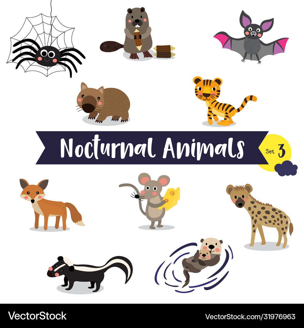 African animal cartoon Royalty Free Vector Image