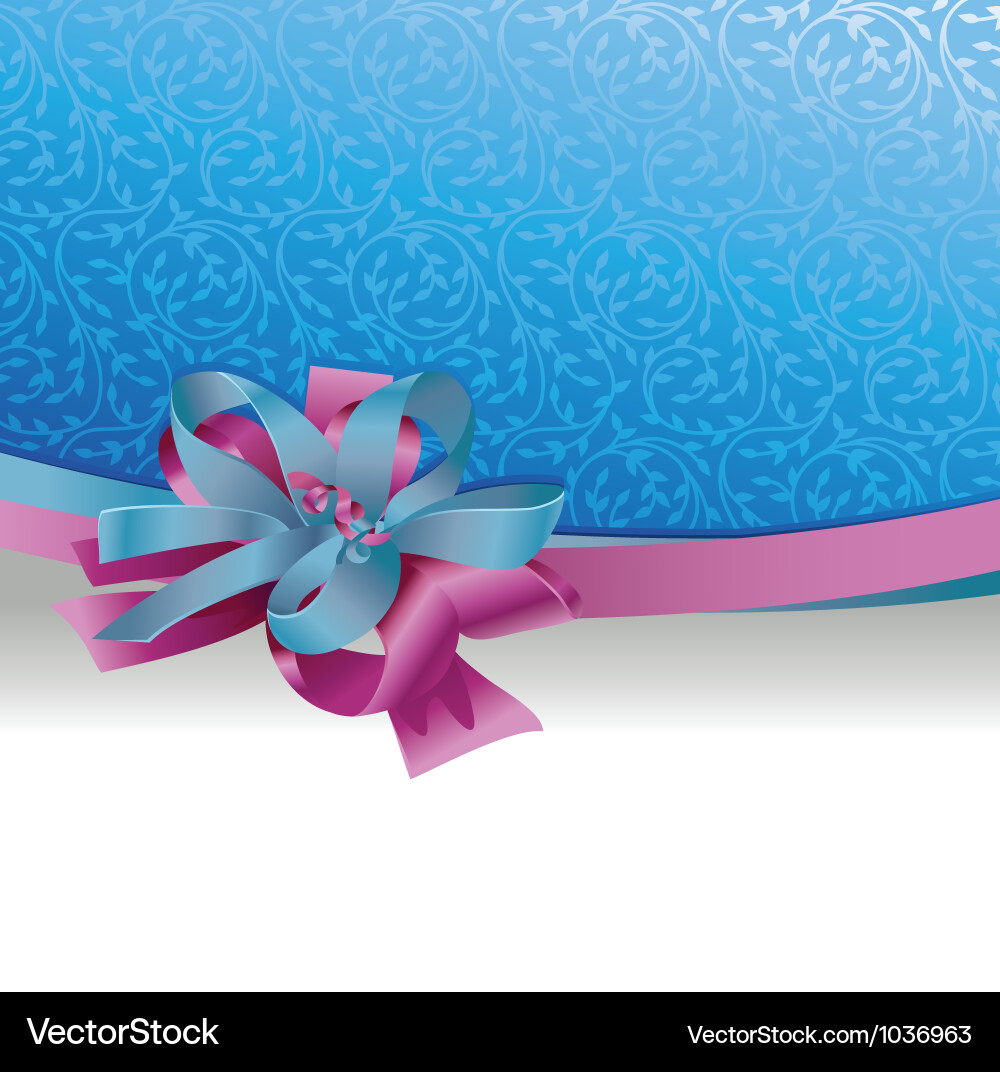 Vintage frame with copy space for text and floral Vector Image