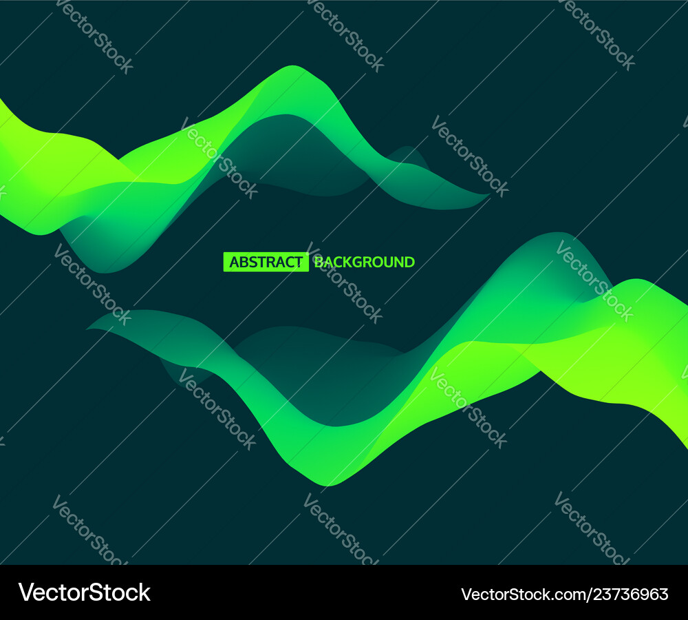 Wavy background banner flyer book cover poster Vector Image