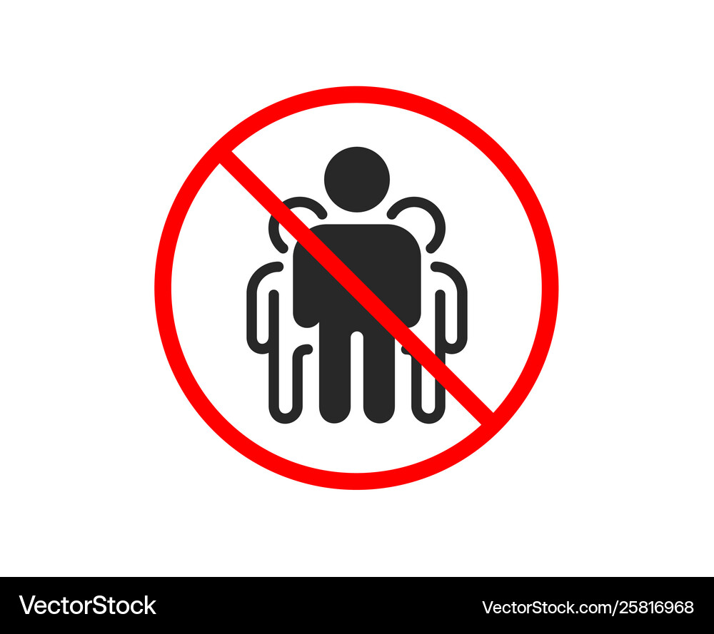 Group icon business management sign Royalty Free Vector