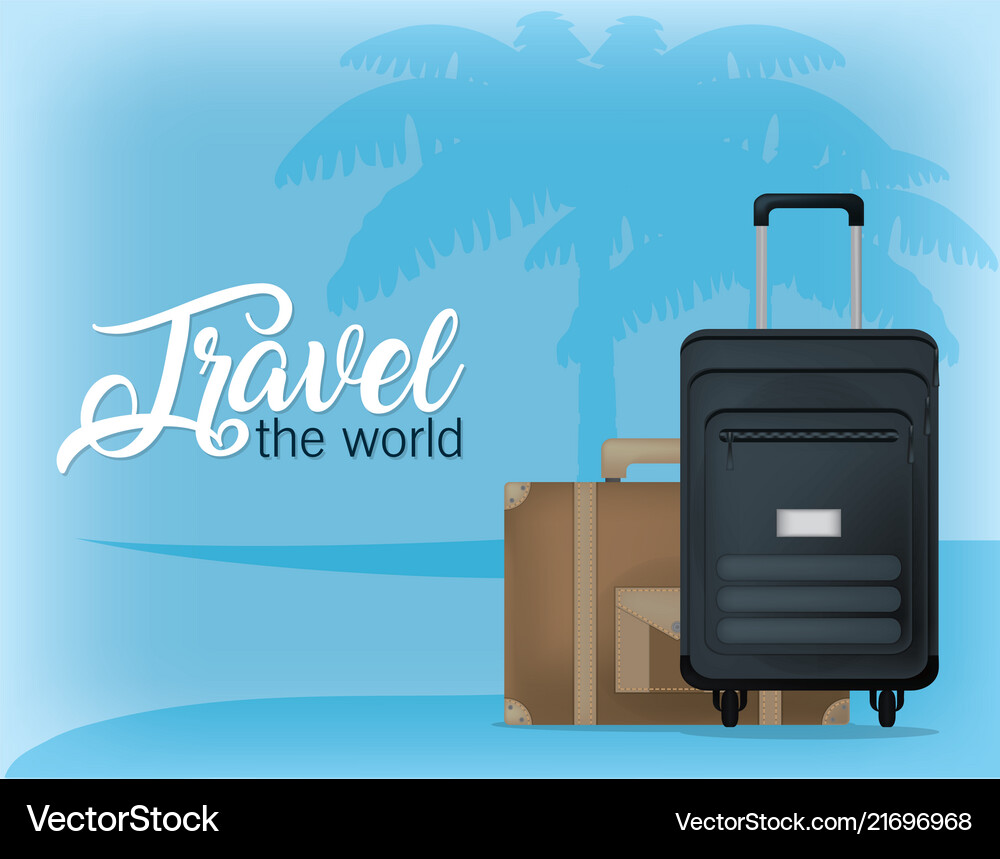 Travel the world Royalty Free Vector Image - VectorStock