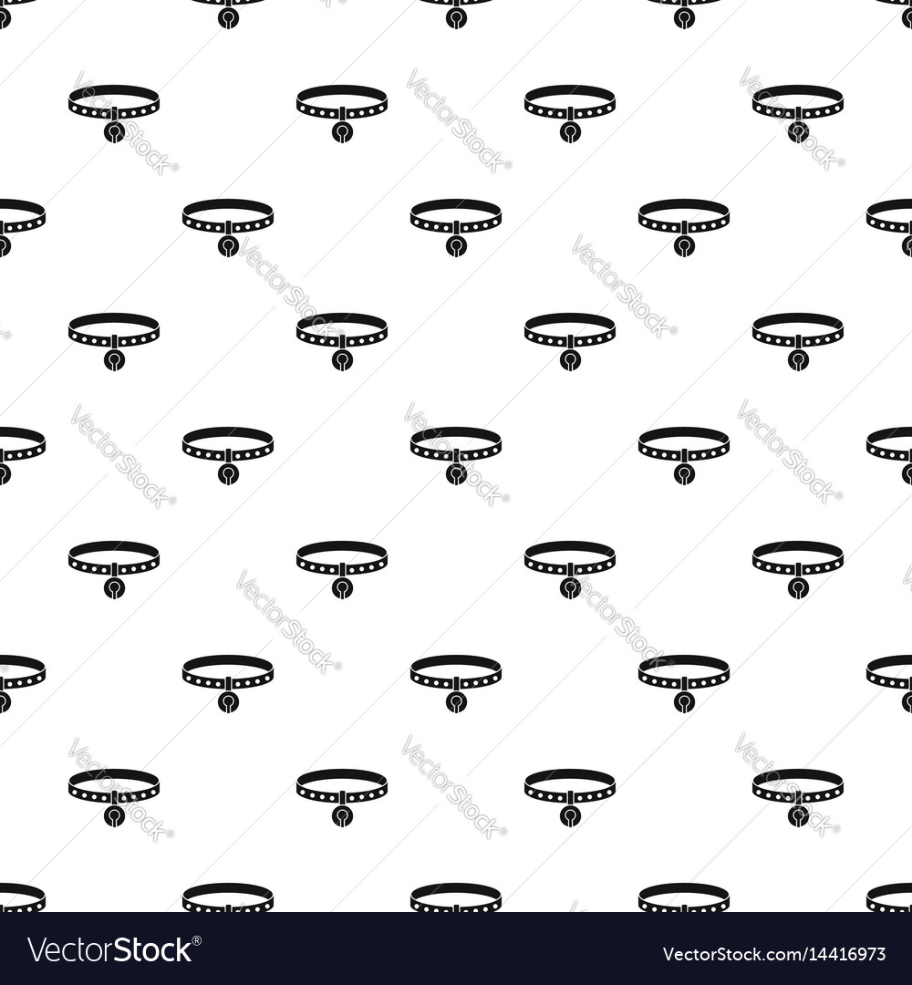 Cat collar pattern Royalty Free Vector Image - VectorStock