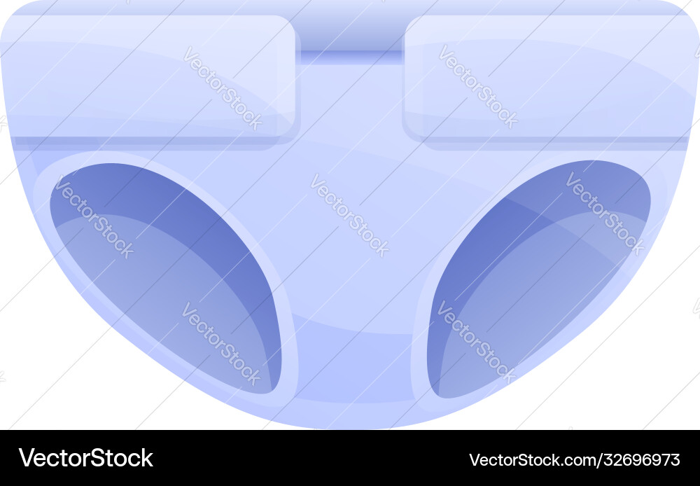 Kid diaper icon cartoon style Royalty Free Vector Image