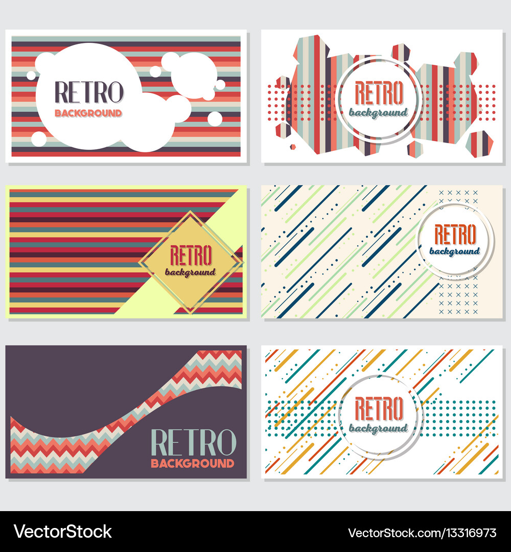 Old retro vintage style background design template