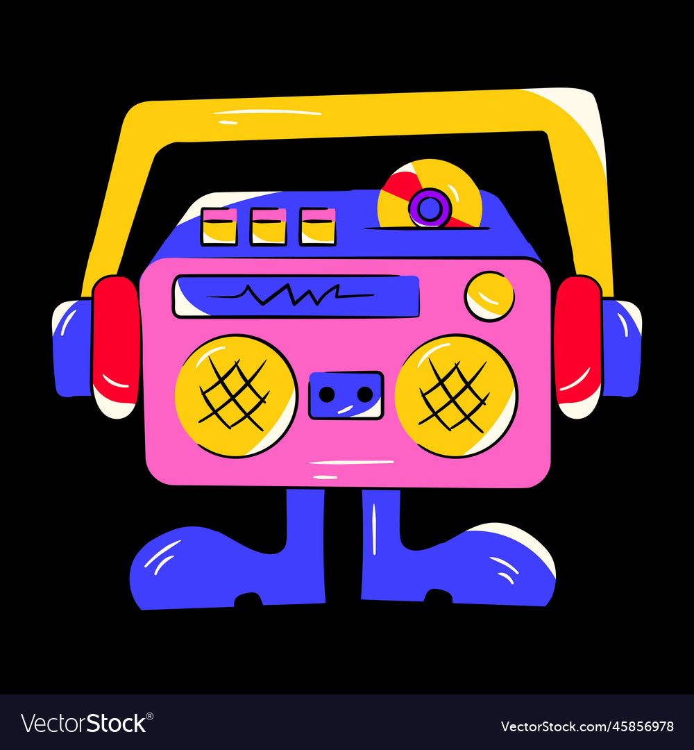 Cd player Royalty Free Vector Image - VectorStock