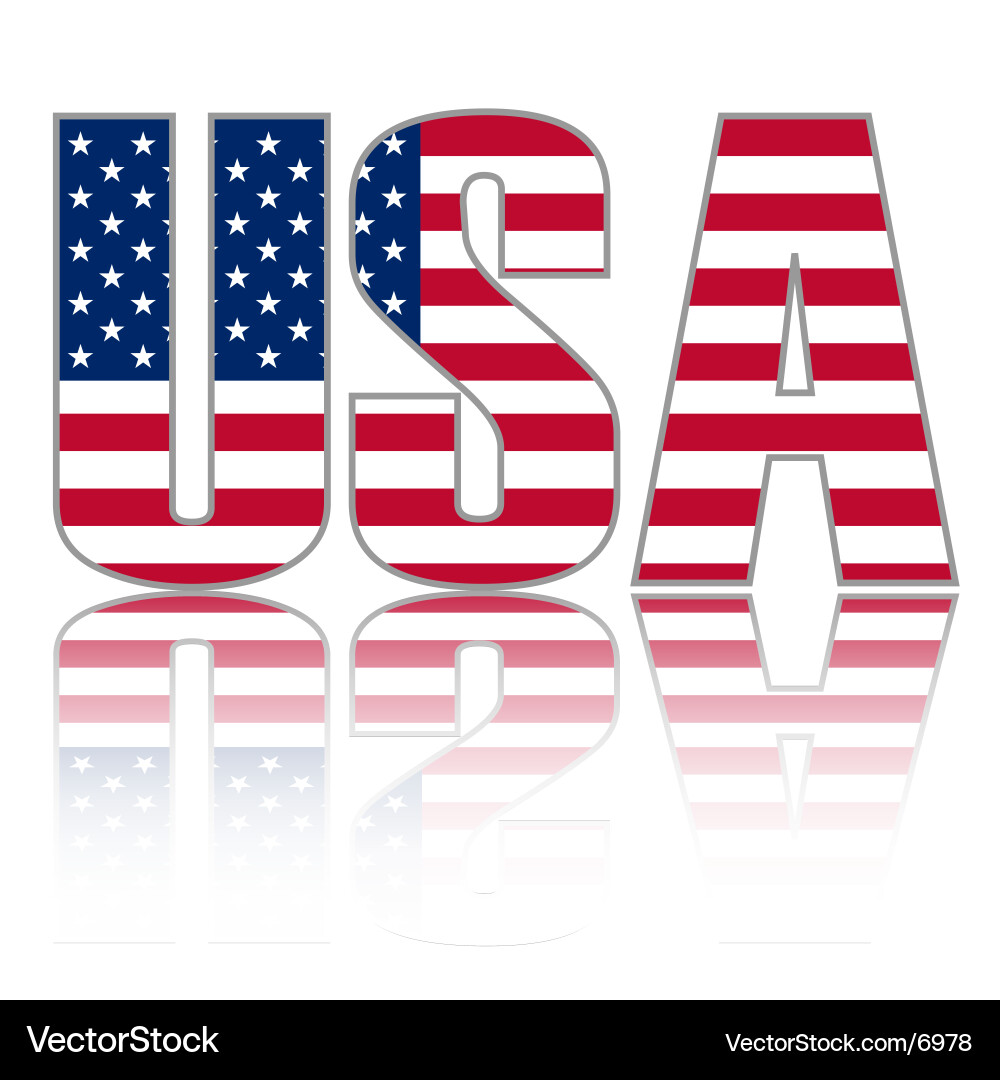 Us flag Royalty Free Vector Image - VectorStock