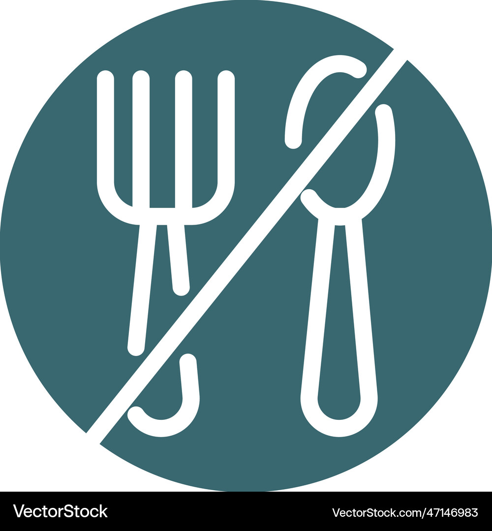 Fasting icon filled fasting icon from islamic and Vector Image