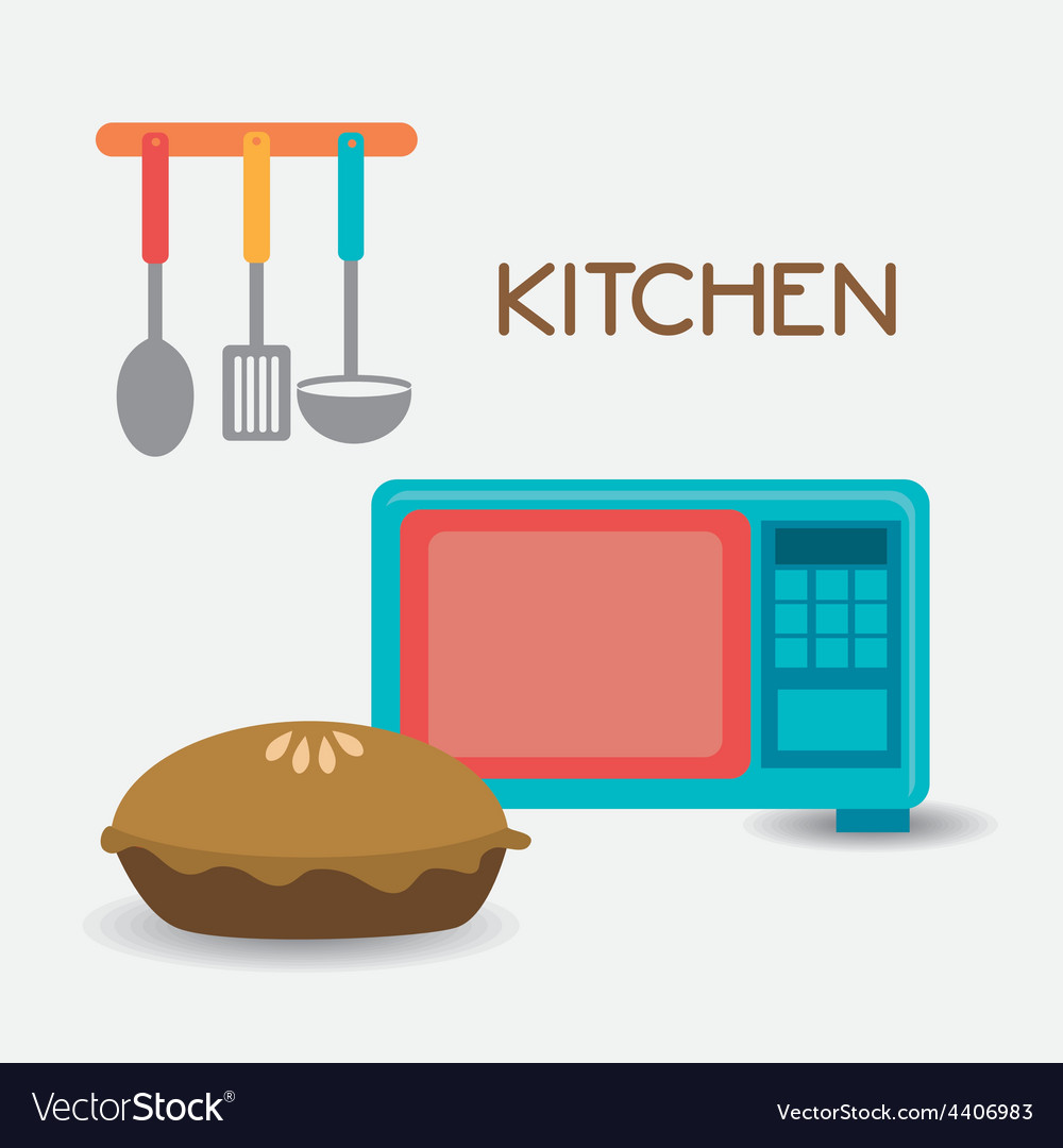 Kitchen design Royalty Free Vector Image - VectorStock