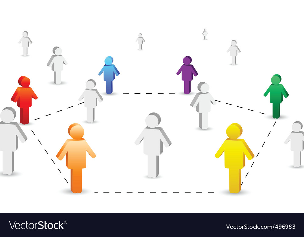 Networking Royalty Free Vector Image - VectorStock Networking Royalty Free Vector Image - VectorStock