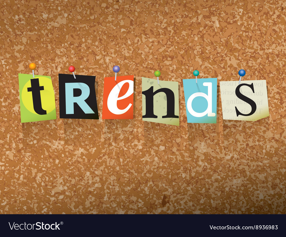 Trends concept Royalty Free Vector Image - VectorStock