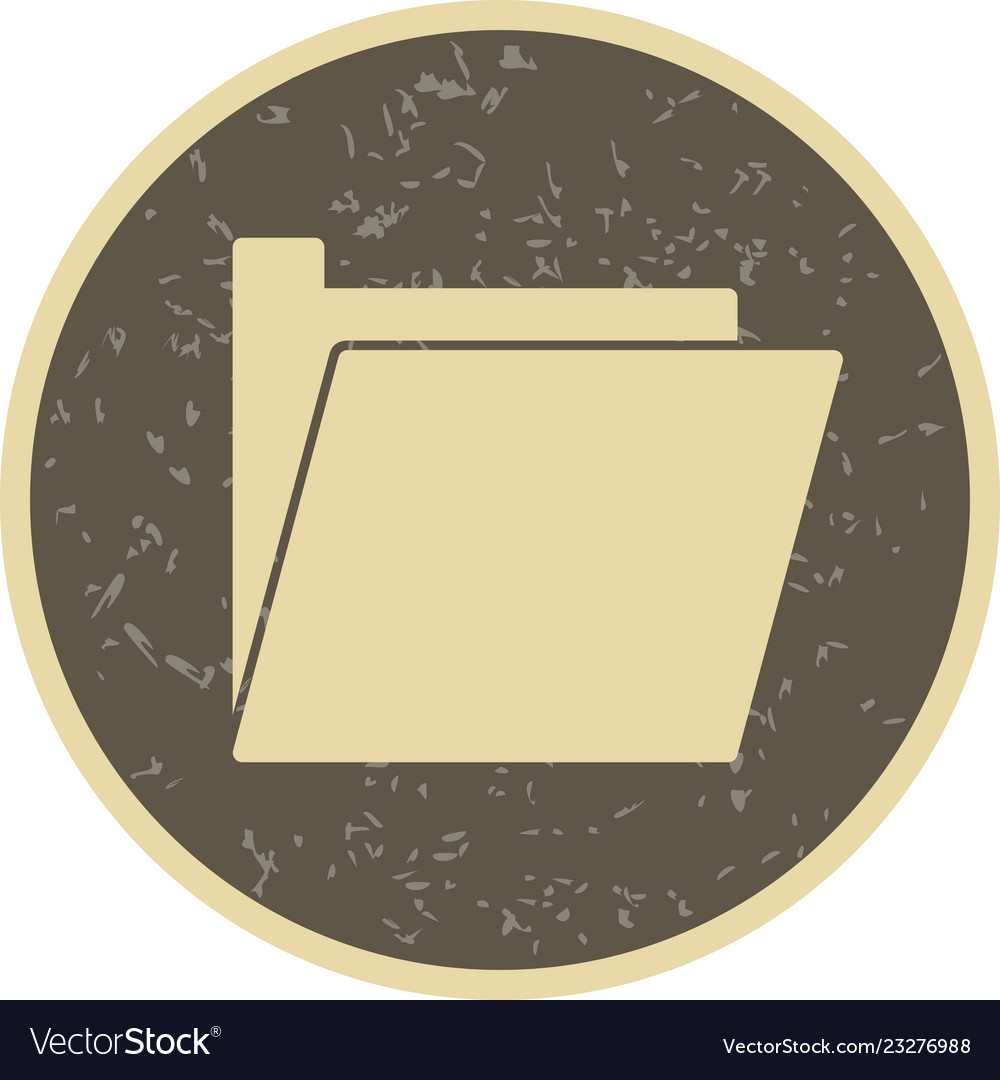Folder icon Royalty Free Vector Image - VectorStock